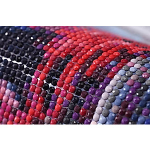 ROUKANNGE Adult Diamond Painting kit,Honeybee Pattern,5D Diamond Painting of Round Diamond,DIY Handicrafts,Apply to Home Decoration,Wall Decoration,Creative Gifts(12×16inch)