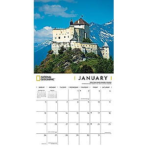 National Geographic Castles 2020 Wall Calendar
