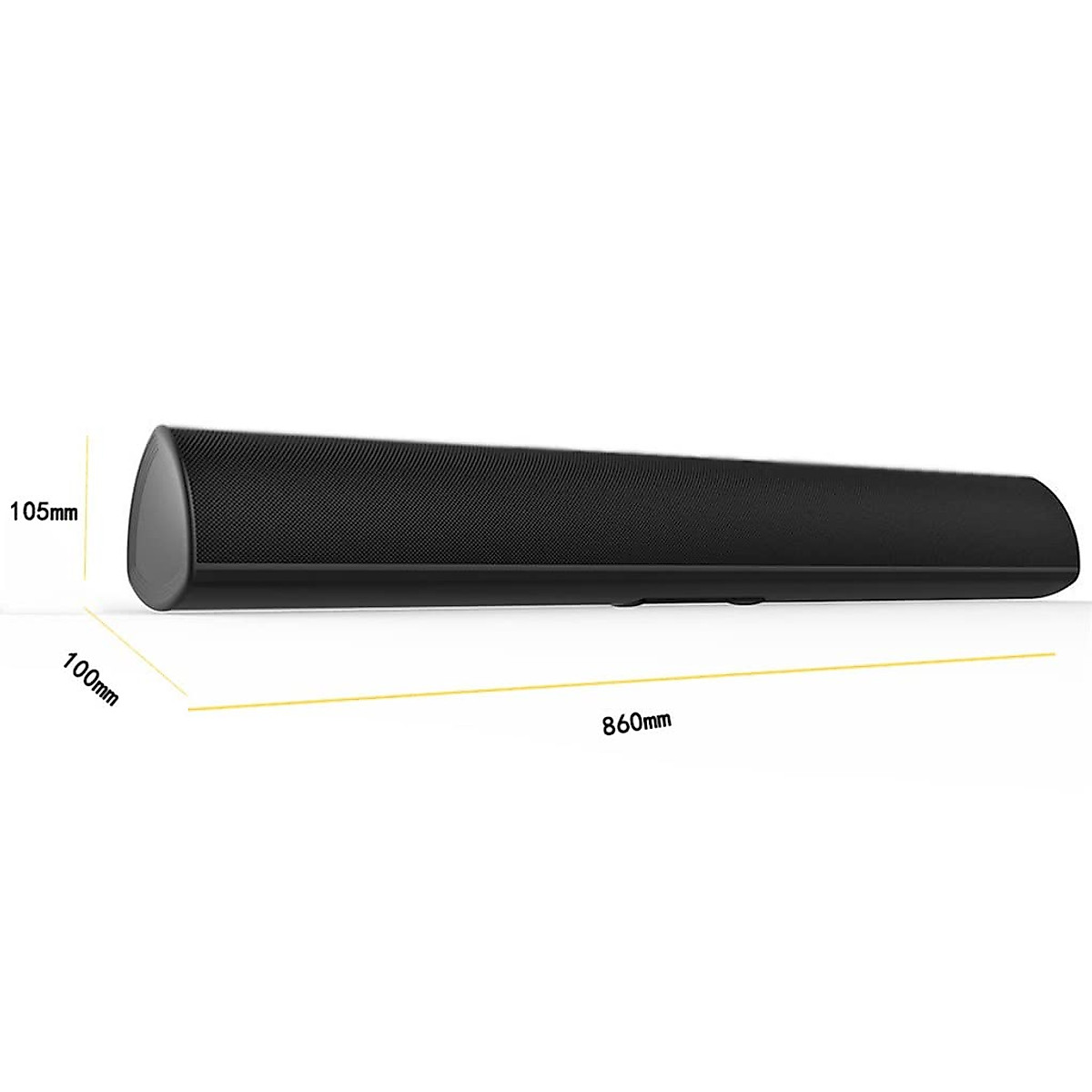IRDFWH 80W TV SoundBar Speaker Home Theater System 3D Surround Sound Bar Subwoofer Audio Remote Control Wall Mountable
