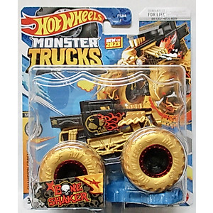 Monster Trucks Bone Shaker (Black/Gold), 2023 Connect and Crash (1:64 Scale)