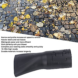 Tefola Blower Flat End Nozzle Attachment, Flat End Nozzle Attachment for X2 36V 18V Handheld Blower XBU02Z XBU03 DUB362 Leaf Accessories