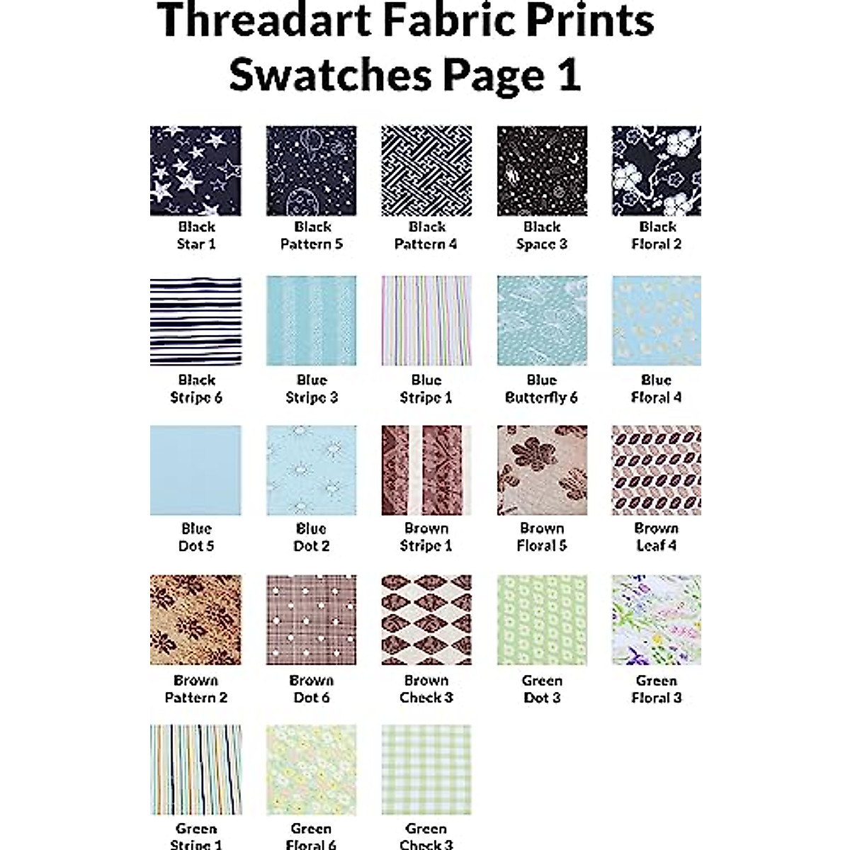 3 Yard Cut Threadart Premium Cotton Quilting Fabric - Blue Floral 4-44" Width - 100% Cotton - Quilting, Sewing, Crafts