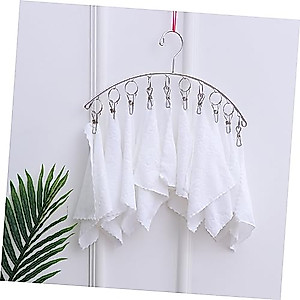 Zerodeko 2 Pack Clothes Hanger Drip Hanger Laundry Drying Rack Clothes Clips Laundry Hanger Clotheshorse Socks Rack drip Rack Coat Hanger