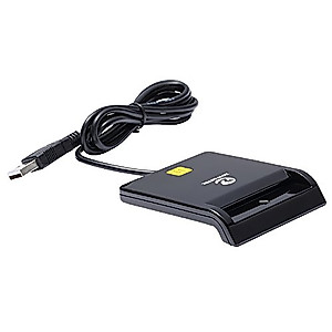ZOWEETEK CAC Card Reader Military, Smart Card Reader DOD Military USB Common Access CAC, Compatible with Windows, Mac OS and Linux
