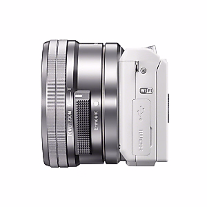 Sony NEX-5TL/W Mirrorless Digital Camera with 16-50mm Power Zoom Lens (White)