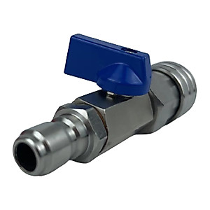 High Pressure Washer Ball Valve Kit 3/8 NPT Quick Connector 4500 PSI for Power Washer Hose