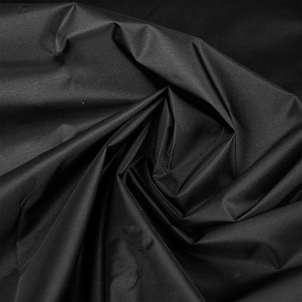 Patio Swing Cushion Cover Replacement,Garden Courtyard Outdoor Waterproof Polyester Taffeta 3‑Seats Swing Chair Hammock Seat Cushion (Black)