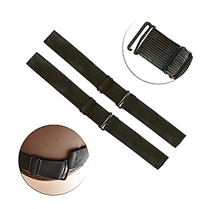 5Pcs Black Elastic Bands Adjustable Wig Band Sewing Wigs Making Tools for Making Wig Cap Accessories (2.5cm)