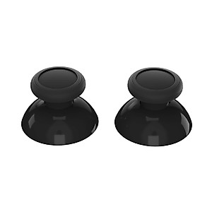 eXtremeRate Black Replacement 3D Joystick Thumbsticks, Analog Thumb Sticks with Cross Screwdriver for Nintendo Switch Pro Controller