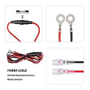 Car Cigarette Lighter Socket - 12V Cigarette Lighter Socket with Waterproof Cover & Extension Cable - Universal Car Accessories Lighter Power Outlet Socket for Car Truck SUV Motorcycle(1PCS)