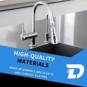 DZSEE Multi-Functional Kitchen Faucet Sprayer Head Replacement, Universal Sink Sprayer, Pull Down Faucet Head, ABS