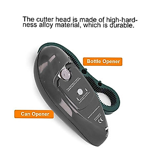 Open Tin Cans and Bottles with the Black Automatic One Electric Can Opener - for Home and Restaurants