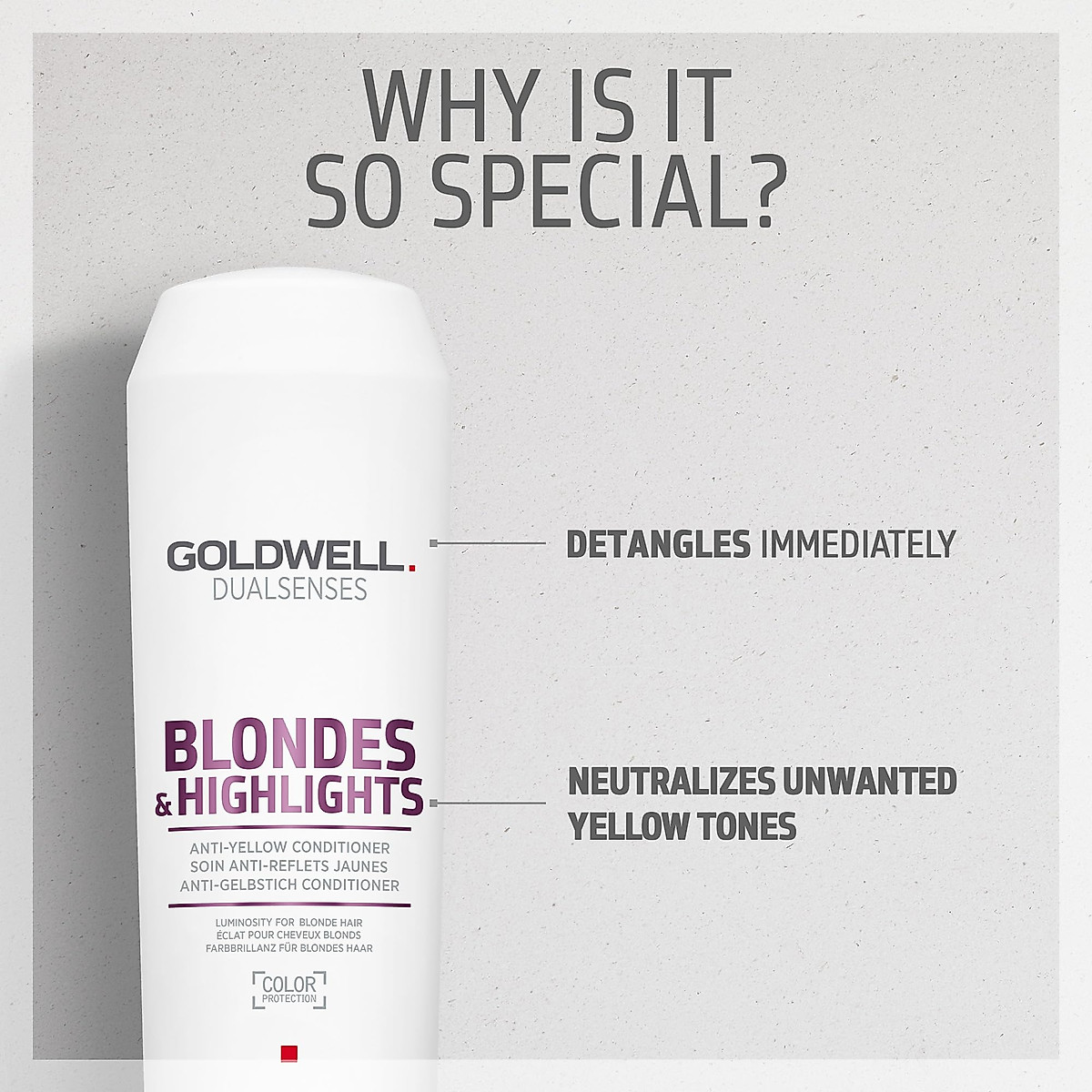 Goldwell Dualsenses Blondes & Highlights Anti-Yellow Conditioner 300mL