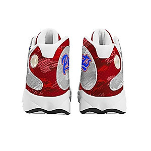 Customized Basketball Shoes with Mascot or Logo Abstract Camouflage Design and Optional Custom Text
