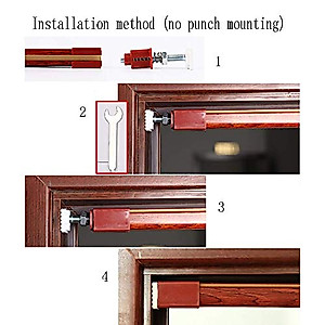 OKUOKA 25 Strands Beaded Door Curtains for Doorways Wood Bead String Curtain for Room Dividers Small Gourd Handmade Home Restaurant Hanging Screen, Customizable (Size : 0.9x1.25m)