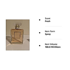 Chanel Coco Mademoiselle Eau de Parfum Spray for Women, 3.4 Fluid Ounce