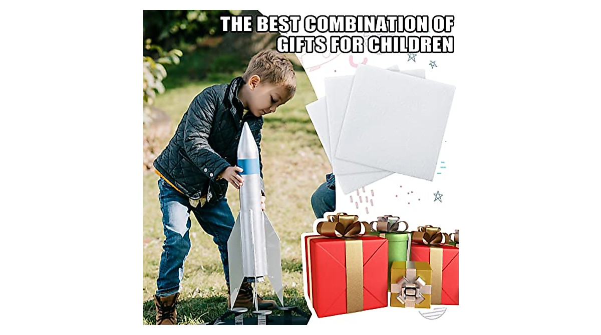 120 Pieces Fire Resistant Recovery Wadding for Model Rockets