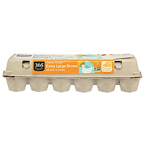 365 by Whole Foods Market, Eggs Brown Cage Free Extra Large, 12 Count