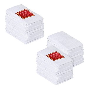 Utopia Towels Bundle of 36 Pack Flour Sack Towels –Flour Sack Towels 100% Ring Spun Cotton - Soft, Absorbent & Multipurpose (White)