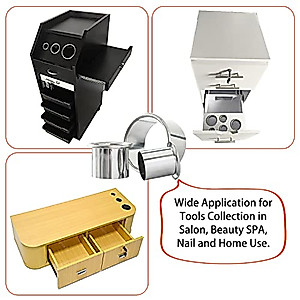 QUEESALN Salon Hair Styling Station Dryer Curling Hot Iron Appliance Tube and Comb Accessories Holder Tube Package Salon Station Organizer Holder Iron Tube