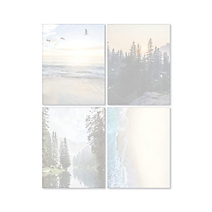 Scenic Nature Stationery - Pack of 48