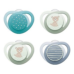 NUK Orthodontic Pacifier, 4-Pack, 6-18 Months