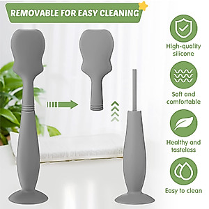 6 Pack Baby Diaper Cream Spatula Applicator Soft Silicone Baby Butt Paste Spatula Diaper Mini Rash Cream Brush for Baby Newborn