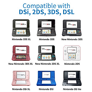 Funturbo All-in-1 DS Charger, 3DS DS Lite Charger Cable USB Charging Cord for Nintendo 3DS/3DS XL/2DS/2DS XL/DSi/DSi XL/DS Lite (2 Pack)