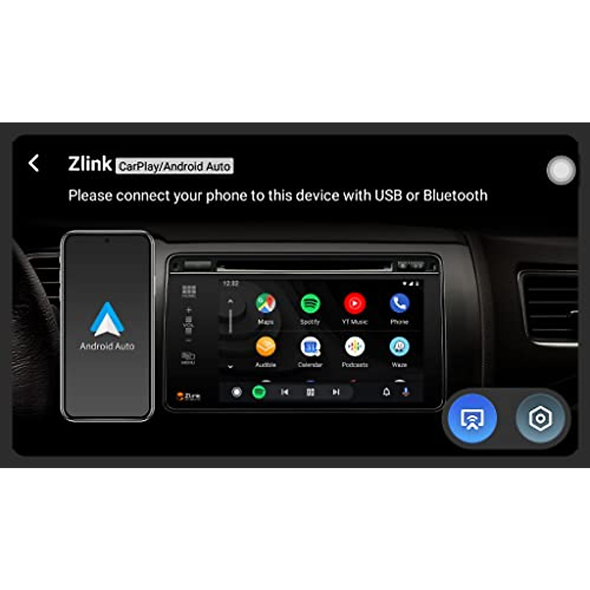 XISEDO for Porsche Cayenne (2003-2010) Android 10.0 Car Stereo RAM 2G ROM 32G Head Unit in Dash Car Radio GPS Navigation 9 Inch 2.5D Touchscreen (with Fiber Optic decoder)