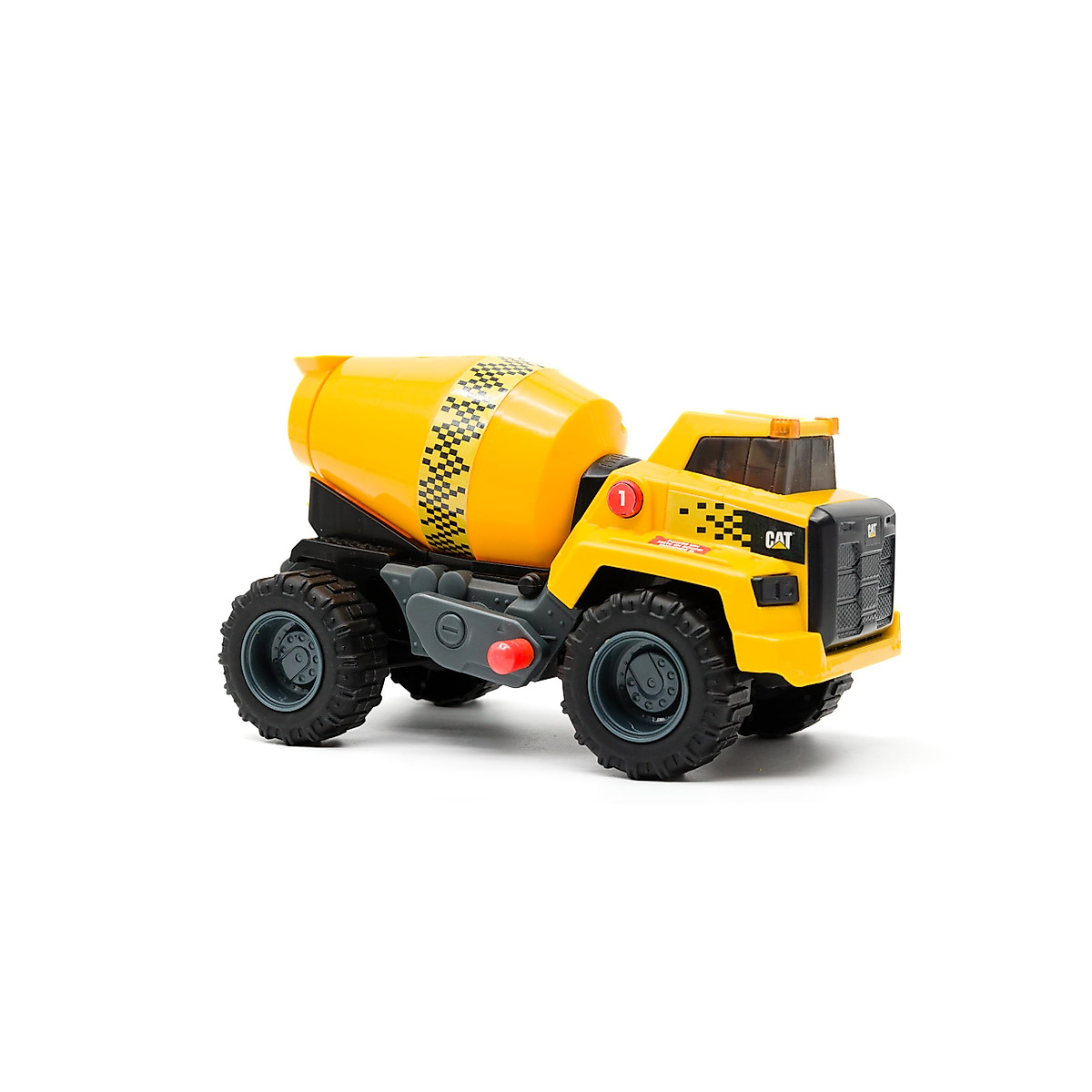 CAT Construction Toys, 11.5" Power Haulers 2.0 Cement Mixer, Realistic Lights and Sounds, Motion Drive Technology, Working Features, & Realistic Construction Experience