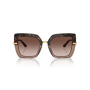 Dolce & Gabbana DG4373 Top Havana Transparent Brown/Brown Gradient One Size