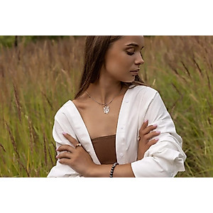 Ukraine Flag Trident Symbol Pendant Ukrainian National Emblem Necklace || 925 Sterling Silver || Silver Pendant for Women Men || Made in Ukraine (Unframed)