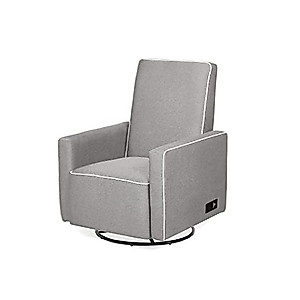 Relax A Lounger Lyndon Glider Chair with Ottoman, Taupe