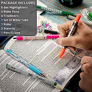 Mr. Pen- Bible Kit, Bible Journaling Supplies, Bible Journaling Kit, Highlighters for Bible Pages, Bible Pens No Bleed, Bible Highlighters and Pens No Bleed, Bible Journaling, Bible Study Journal