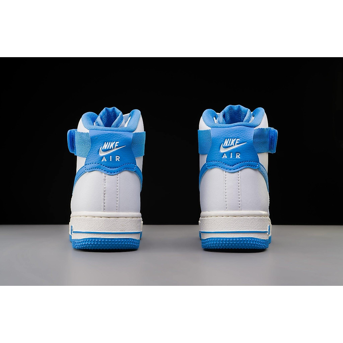 NIKE Women's High Sneakers, White University Blue Sail, 6.5