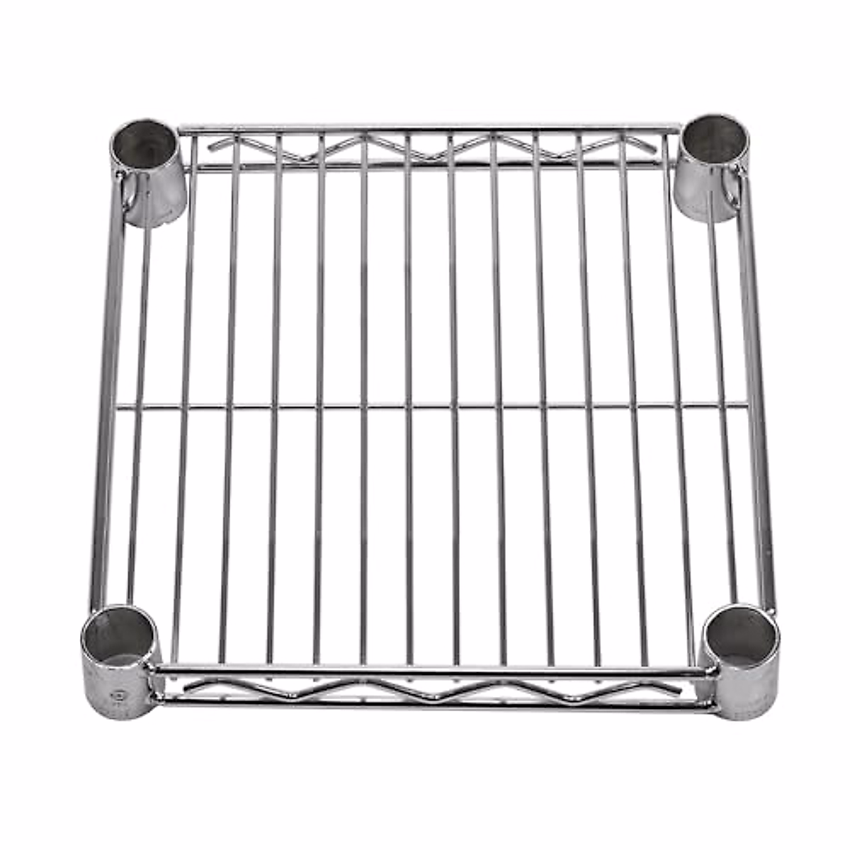 Shelving Inc. 10" d x 30" w x 96" h Chrome Wire Shelving with 6 Shelves, Weight Capacity 800lbs Per Shelf