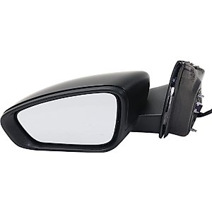 Kool Vue Driver Side Power Heated Mirror for Chrysler 200 2015-2017 Without Signal Light, Blind Spot Monitor, Memory, Puddle Lamp & Auto-Dimming Paintable