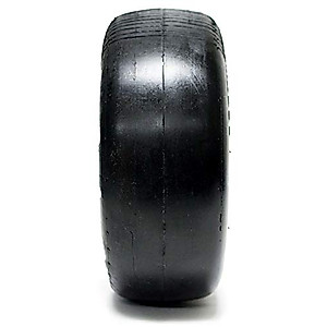 New 11x4.00-5 Flat Free Smooth Tire w/Steel Wheel for Zero Turn Lawn Mower Garden Tractor -hub Length 3"-5" - Bore ID 5/8" 114005 (2)
