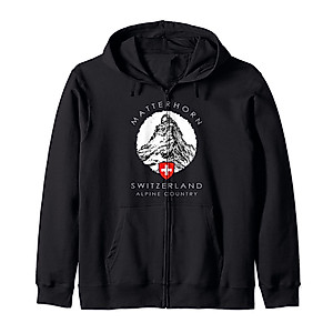 Switzerland Matterhorn XO4U Original Zip Hoodie