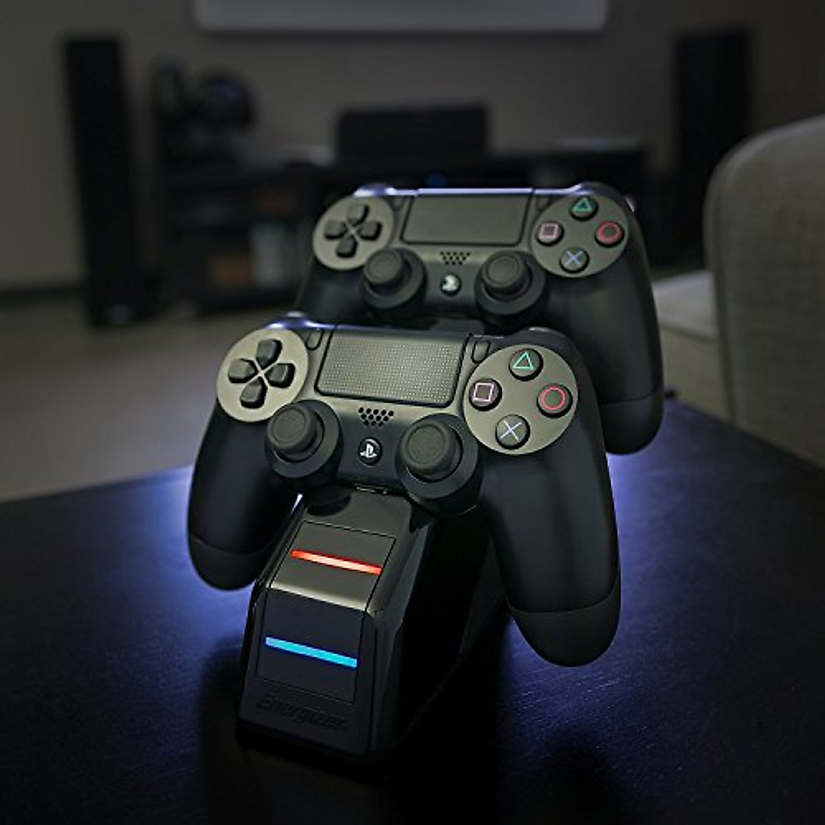 PDP Gaming Energizer Dual Controller Charging System: Black - PS5/PS4