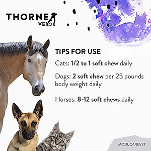 ThorneVet ModucareVET – Immune System Support from Plant Sterols for Dogs, Cats & Horses, 90 Soft Chews