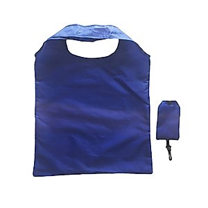 prettDliJUN Folding Nylon Grocery Bag, Machine Washable Shopping Pouch Tote Bag Food Organizer with Handles
