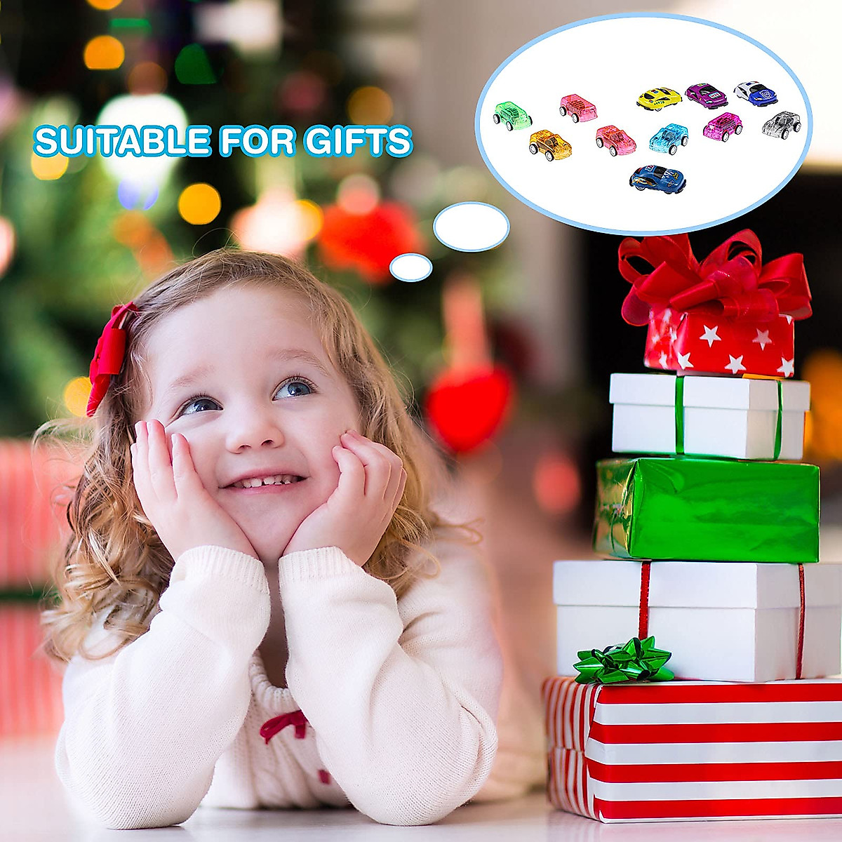 50 Pieces Pull Back Vehicles Set Friction Powered Racing Car Toy Small Pull Back Car Toys Push and Go Toy Cars for Game Supplies Birthday Party Favor (Assorted Style)