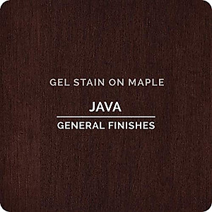 General Finishes Oil Base Gel Stain, 1 Pint, Java