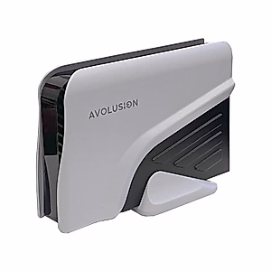 Avolusion PRO-Z Series 6TB USB 3.0 External Gaming Hard Drive for PS5/PS4 Game Console (White) - 2 Year Warranty
