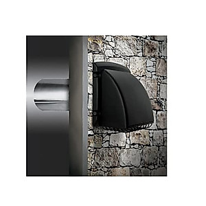 Everbilt BPMH4BLKHD6 Wide Mouth Dryer Vent Hood (Black)