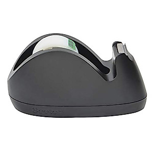 Scotch Dispenser with Magic Tape, 3/4 x 350 Inches, Non-Skid Base, 1-Pack, Colors Will Vary (C29)