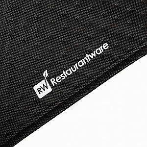 Cater Tek 14.9 x 13.1 x 9.4 Inch Food Delivery Bags, 10 Insulated Food Carriers - Leakproof, Reusable, Black Non Woven Fabric Catering Bags, For Hot Or Cold Meals