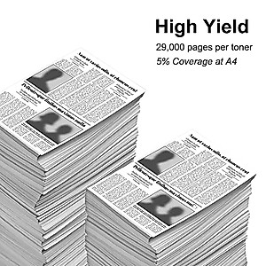 kooway Remanufactured W9190 W9190MC High Yield Black Toner Cartridges Replacement for HP Color Laserjet Managed MFP E77822dn E77822z E77825dn E77825z E77830dn E77830z (W9190MC 1 Pack)