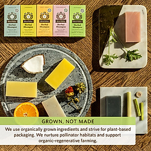 Moon Valley Organics HERBAL SHAMPOO BAR BUNDLES (Peppermint)